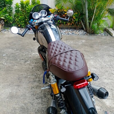 TRIUMPH Thruxton (R) SEAT(Real Leather) for THRUXTON 1200 RS (2017 to ...