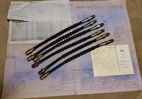 Ford Mustang Brake Lines 1976 1978 1984 With Blueprint Original ...