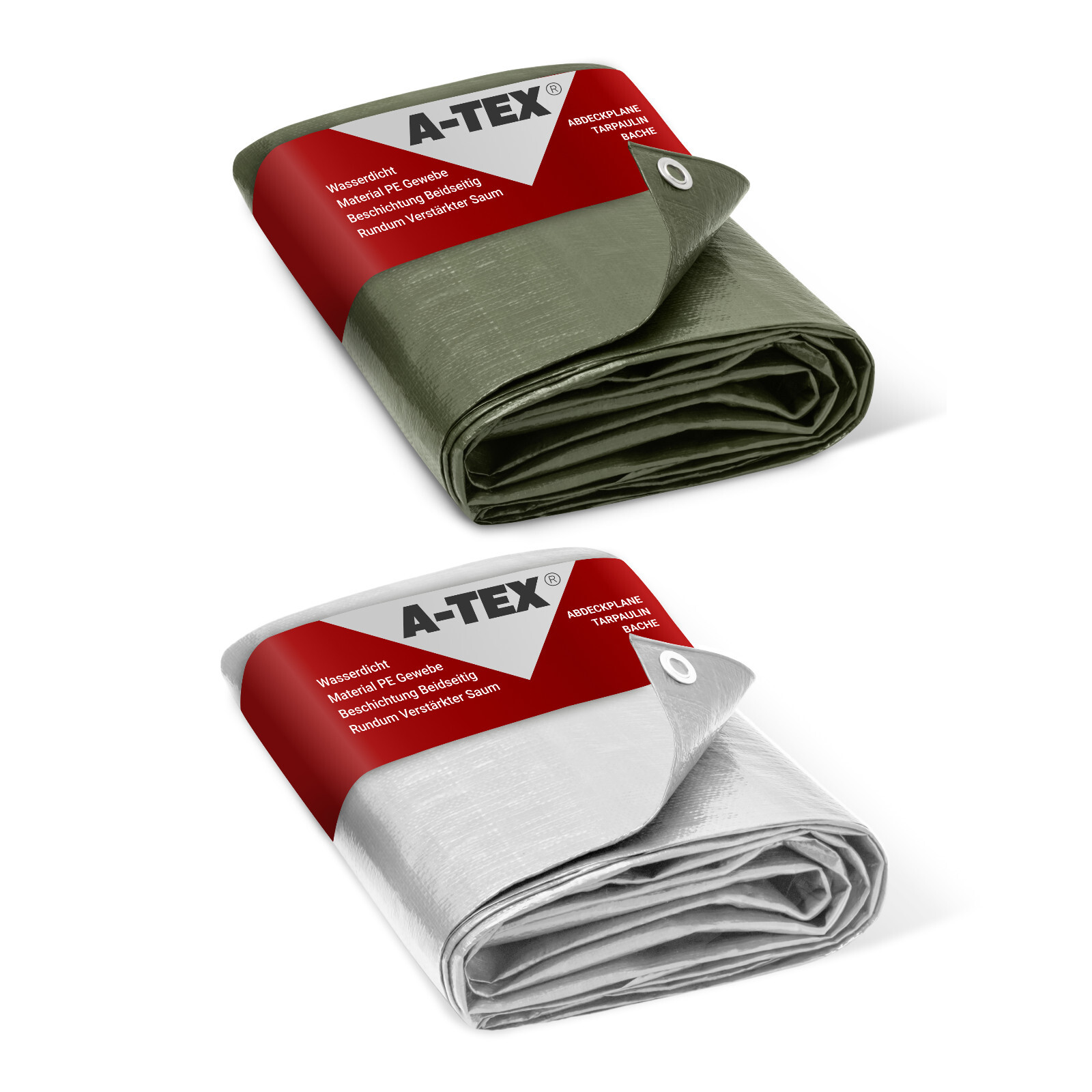 A-TEX® Abdeckplane Plane mit Ösen Holzplane Gewebeplane Bootsplane ...