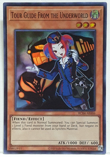 Yugioh Asian-English Tour Guide From the Underworld RC04-AE006 Super ...