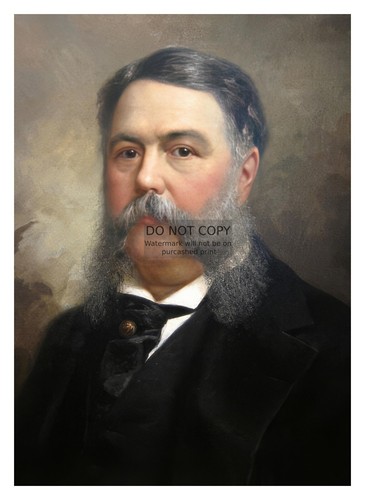 PRESIDENT CHESTER ALAN ARTHUR PORTRAIT PAINTING 5X7 PHOTO | eBay