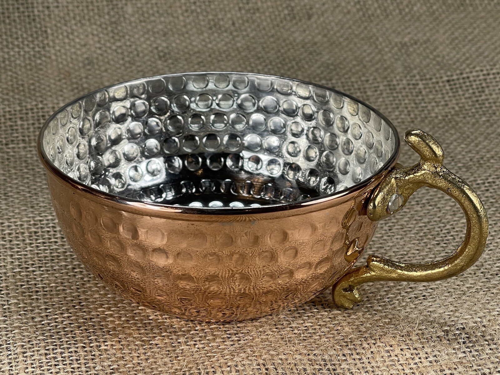 Copper Shaving Bowl HandMade Mug Brush Safety Razor Holder Turkish ...