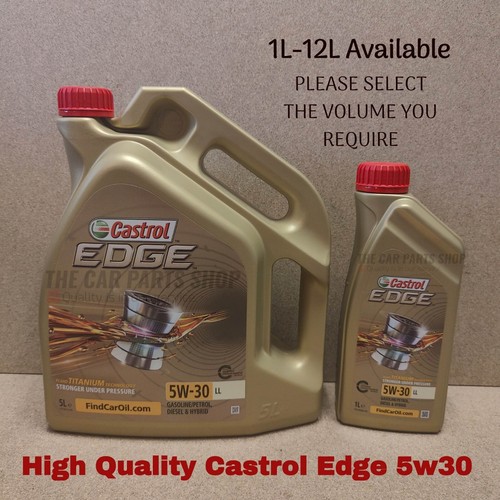 CASTROL EDGE 5W30 LL MOTOR OIL LL-04 504-507 APPROVED | eBay