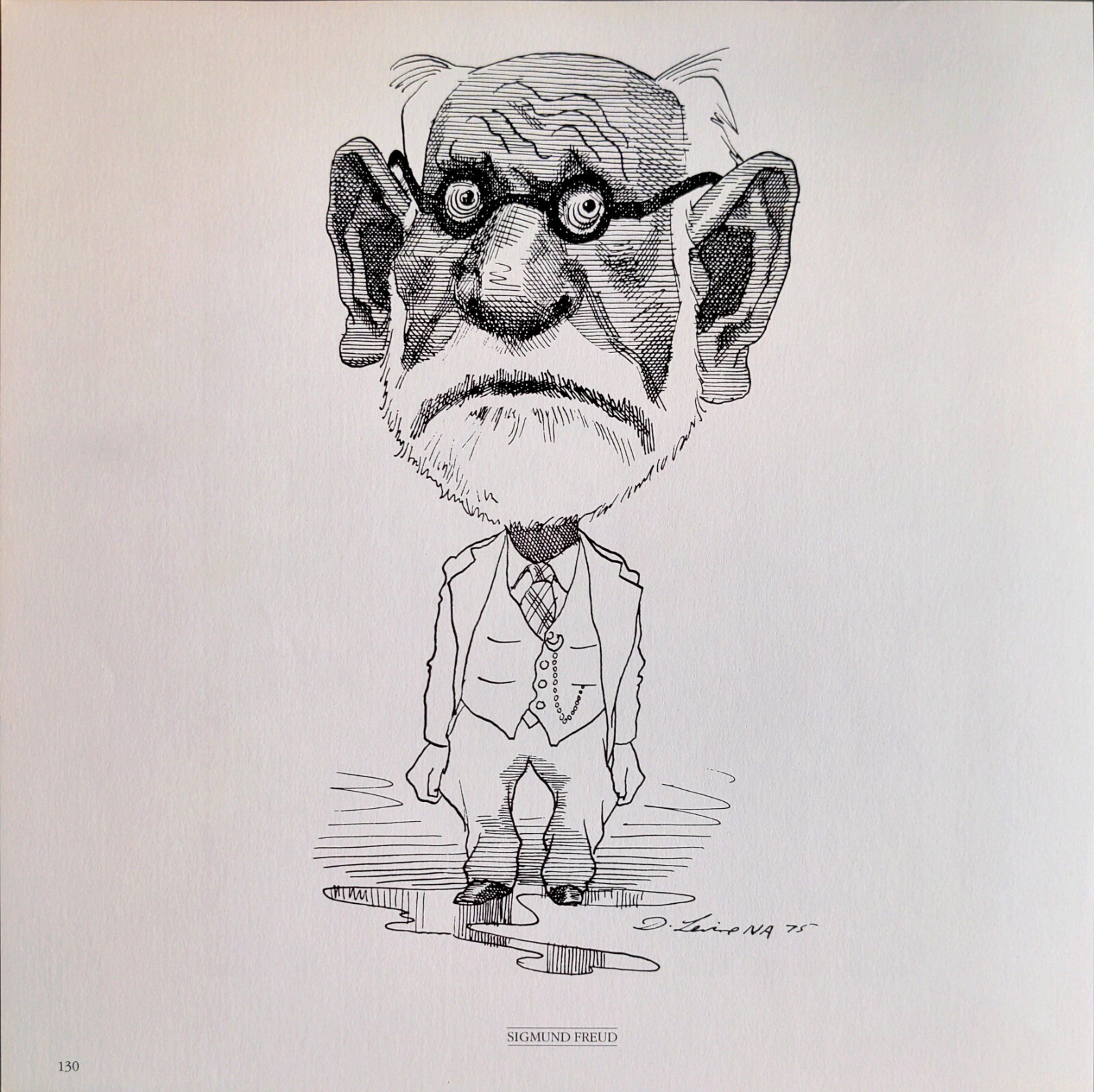 Sigmund Freud Caricature