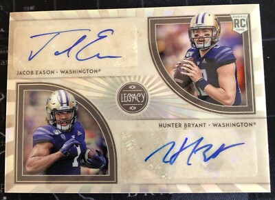 JACOB EASON HUNTER BRYANT 2020 Panini Legacy Dual Auto RC /35 ...