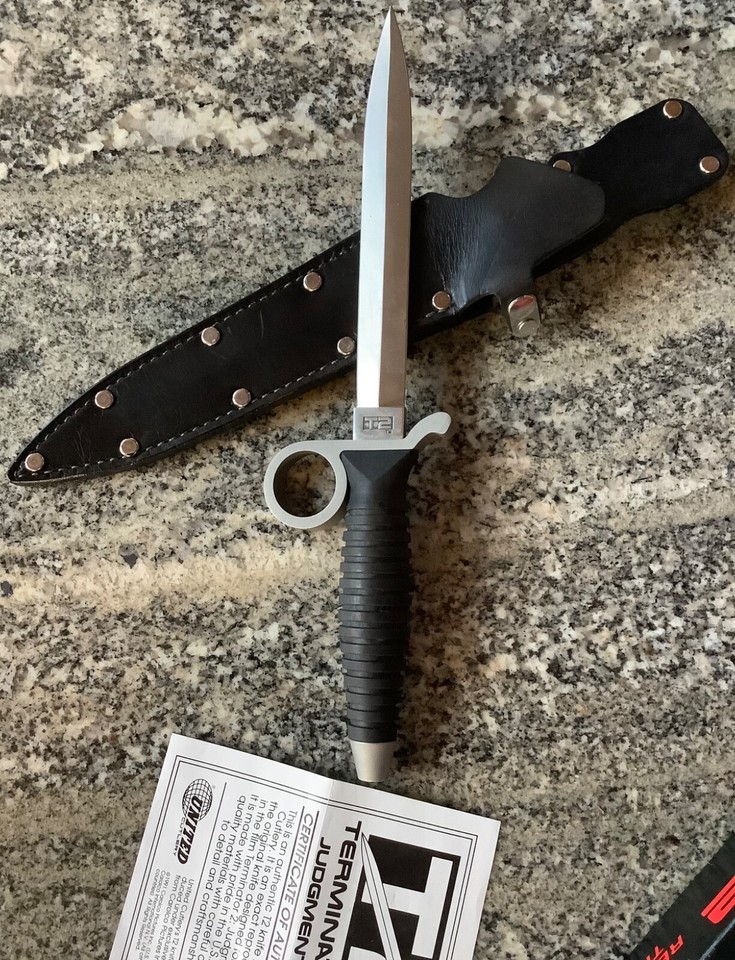 1991 United Cutlery Terminator 2 T2 Judgement Day UC605 Fighting Knife ...