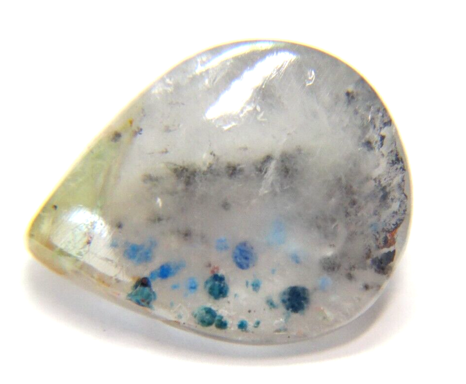 P-1 Paraiba Quartz Gilalite 4.78ct 13x10x6mm Brazil Medusa Quartz free ...