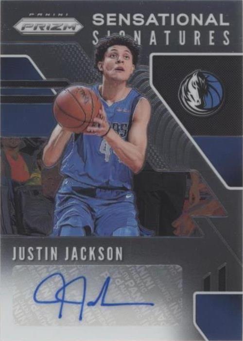 2019-20 Panini Prizm - Sensational Signatures Justin Jackson #SS-JJS ...