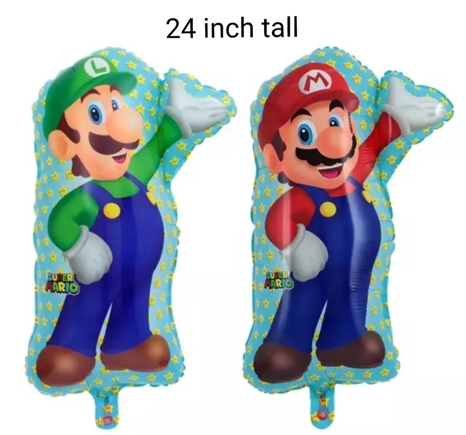 Mario balloons Mario bros party supplies Mario decorations | eBay
