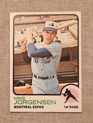 1973 TOPPS MIKE JORGENSEN #281 MONTREAL EXPOS | eBay