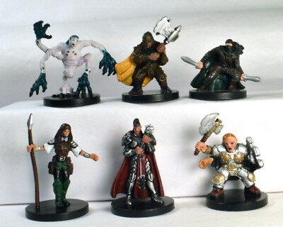 #3362 D&D - Miniatures 6 pieces - includes Ethereal Filcher | eBay