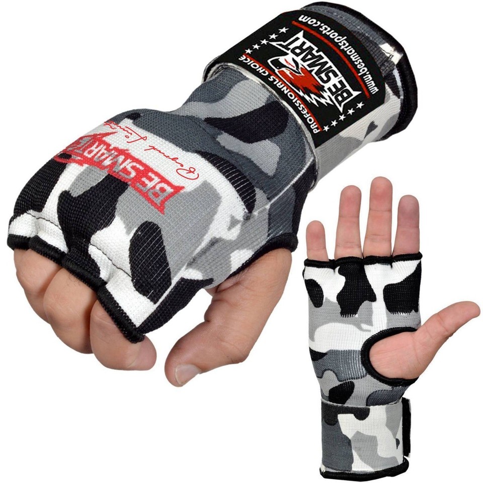Inner Hand Wraps Gloves Boxing FIST PADDED UFC Bandages MMA Gel Strap ...