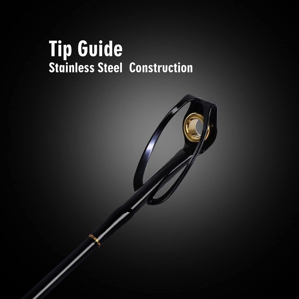 80-120lb Deep Sea Trolling Rod 1-Piece Spiral Wrapped Big Game Boat ...