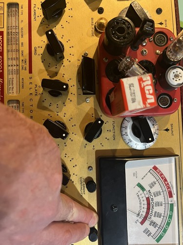 2 6EJ7 EF184 RCA (GT Britain) HiFi Radio Amp Vacuum Tube NOS NIB HICKOK ...