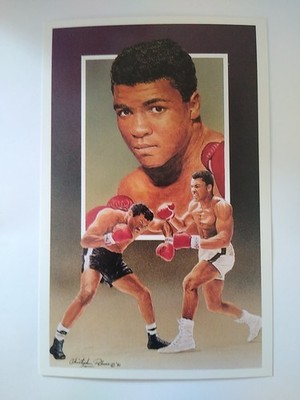 1990 Legends Magazine Muhammad Ali #2 Hand Cut Postcard D | eBay