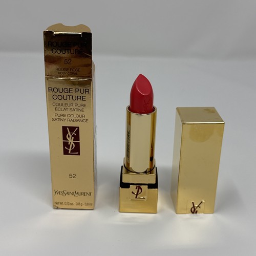 YSL Rouge Pur Couture Pure Colour Lipstick ~ 52 Rosy Coral ~ NIB | eBay