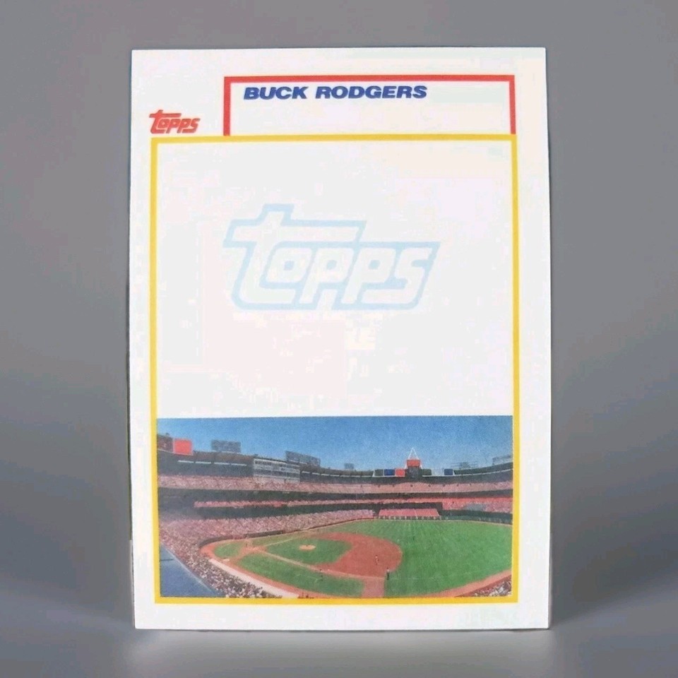 1992 Topps Manager Angels Buck Rodgers NN & NoBio #21 Baseball Card | eBay