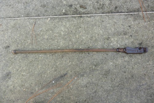 1909 NATIONAL Carnival Novelty Walking Cane Cap Bang Stick Cast Iron ...