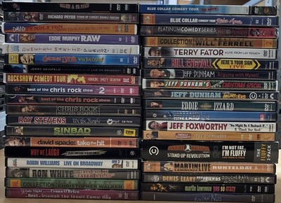 Lot 37 Stand Up Comedy DVD Specials Chris Rock Eddie Murphy Engrall ...