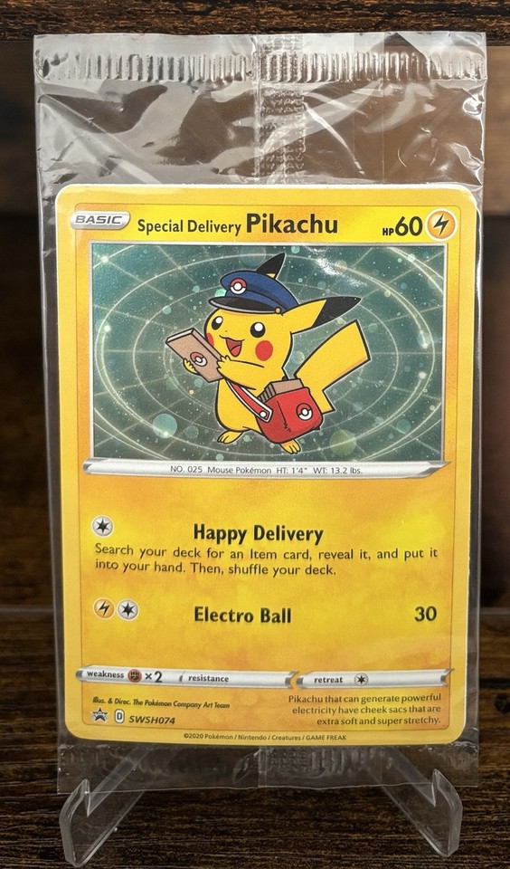 Pokémon TCG Special Delivery Pikachu SWSH074 Promo - SEALED | eBay