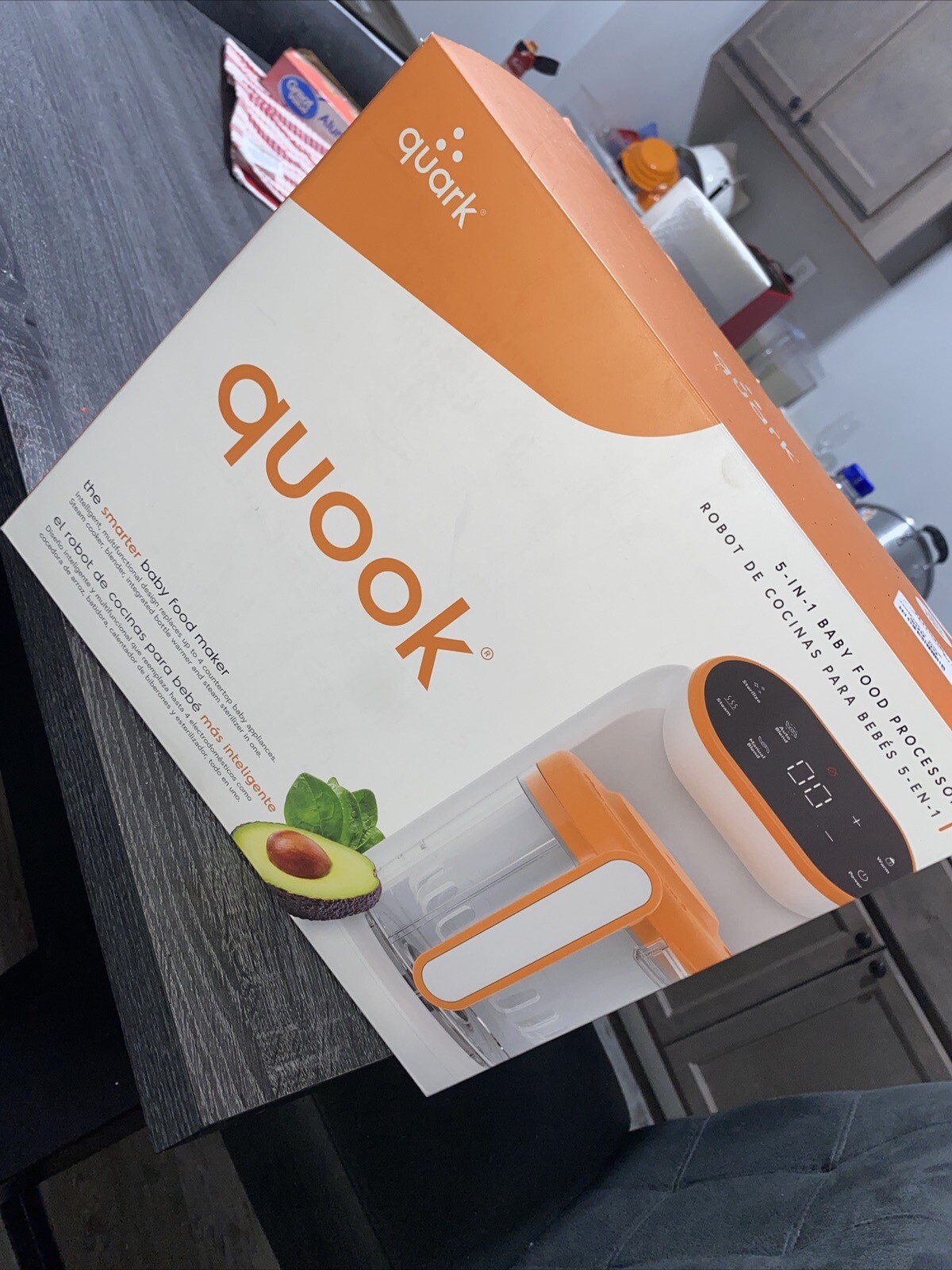 Quark Quook 5-in-1 Baby Food Processor/Steamer/Bottle Warmer/Sterilizer ...