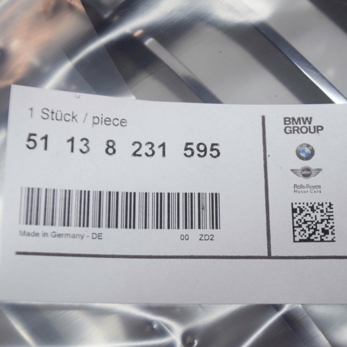 NEW BMW 7 E38 FRONT RADIATOR LEFT KIDNEY GRILLE 51138231595 OEM NO DUTY ...
