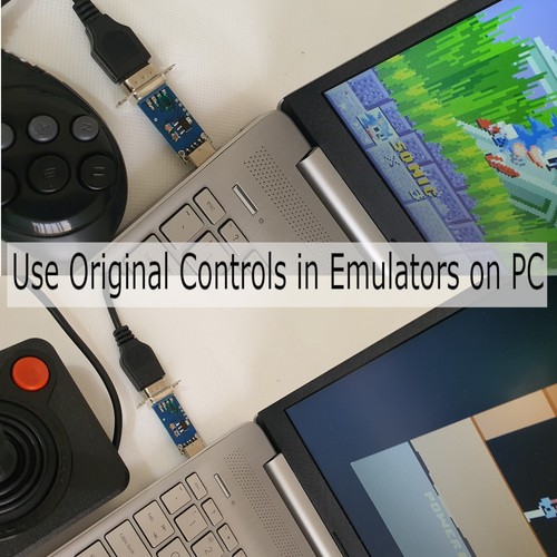 "iPlay Mega USB" Adapter - Use SEGA Genesis Master Atari USB Computer ...