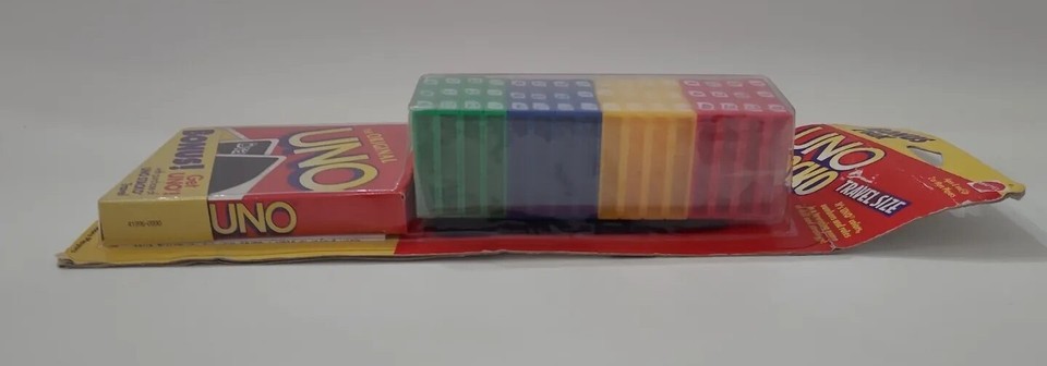 UNO Stacko Game Travel Size 41996 Bonus Pak Mattel 1996 Vintage Damage ...