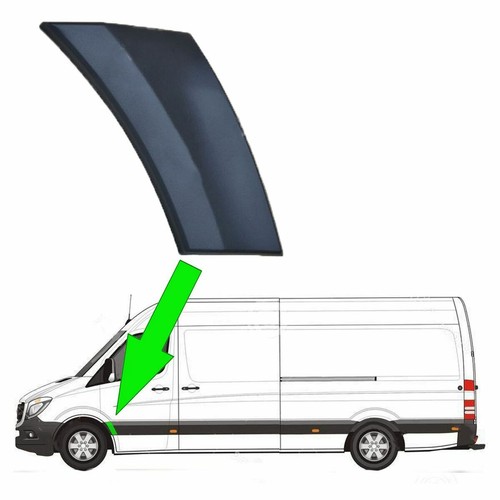 Mercedes Sprinter LWB Plastic Protective Side Moulding Strip Trim N/S ...
