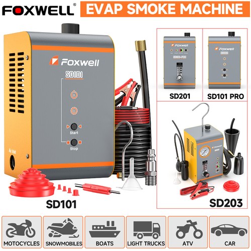 EVAP Smoke Machine Leak Detector Tester Automotive Fuel Pipe Vacuum ...