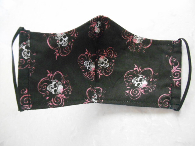 Handmade Fancy Female Pirate 100% Cotton Face Mask Adult Size USA | eBay