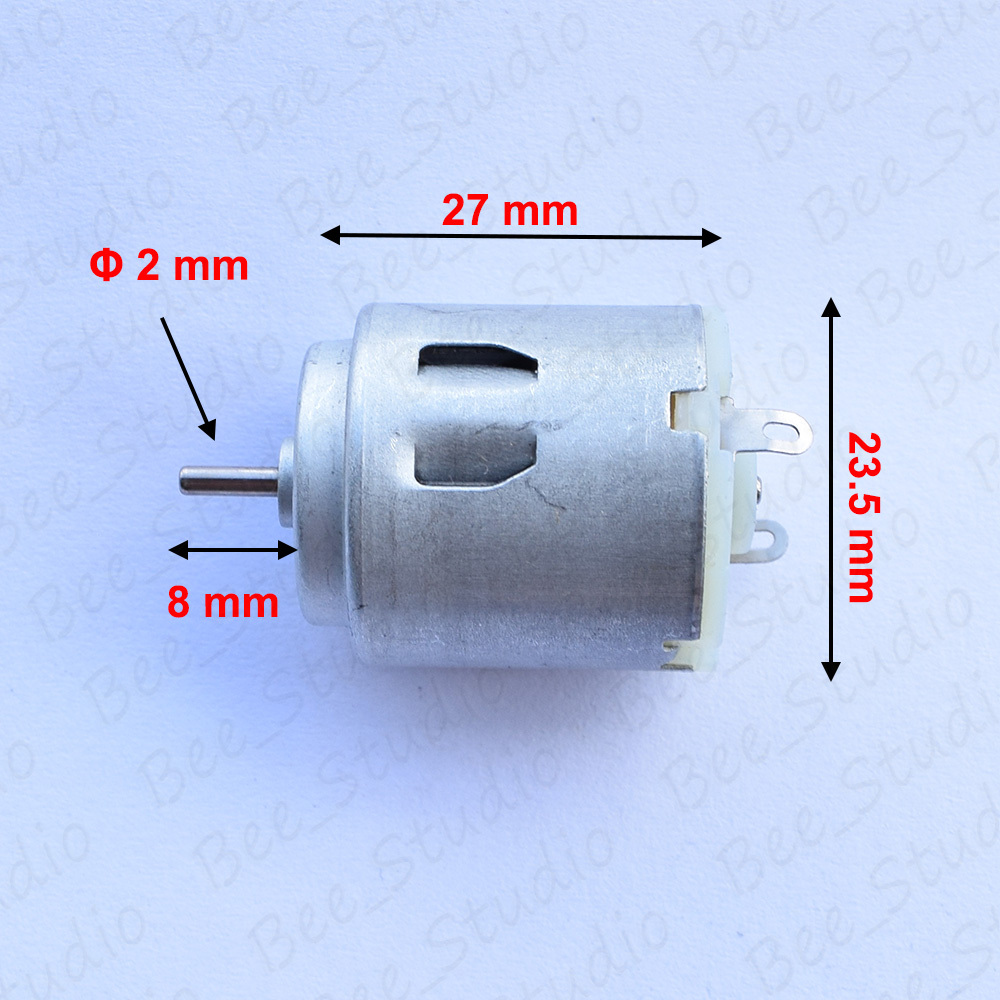 DC 3V-6V 6500RPM R260 Mini Small Motor for Remote Control Toy Car Boat ...