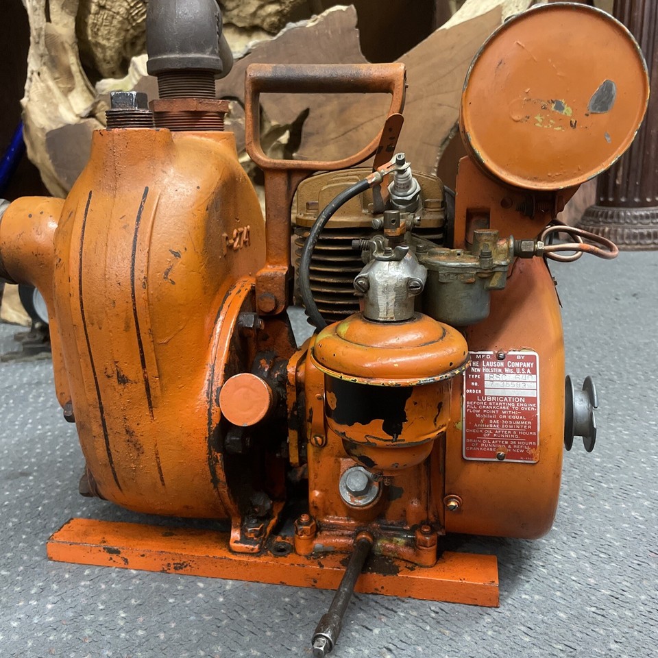 Working Vintage Rare Original 4 Cycle The Lauson Engine Rsc 640 7-35593 ...