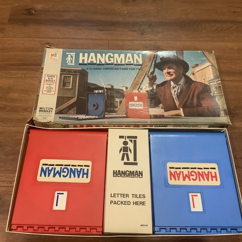 Vintage Hangman Board Game (1976) Vincent Price Box Made in USA ...