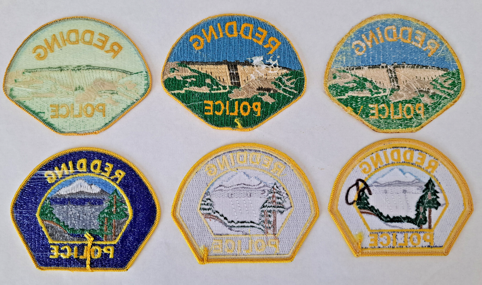 Redding Police CA Patches Lot of 6 | eBay