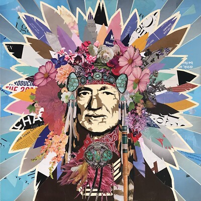 Floral Chief Willie with Bolo Poster Print | eBay