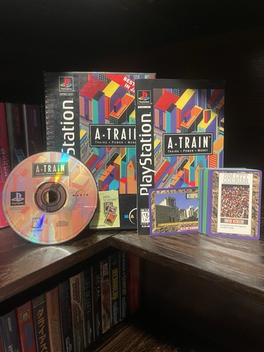 A-Train Sony PlayStation 1 PS1 Complete Great Shape Long Box With Reg ...