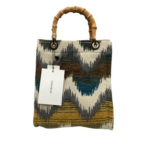 HASHIBAMI Hazel Jacquard Bamboo Tote Mini D4 Used | eBay