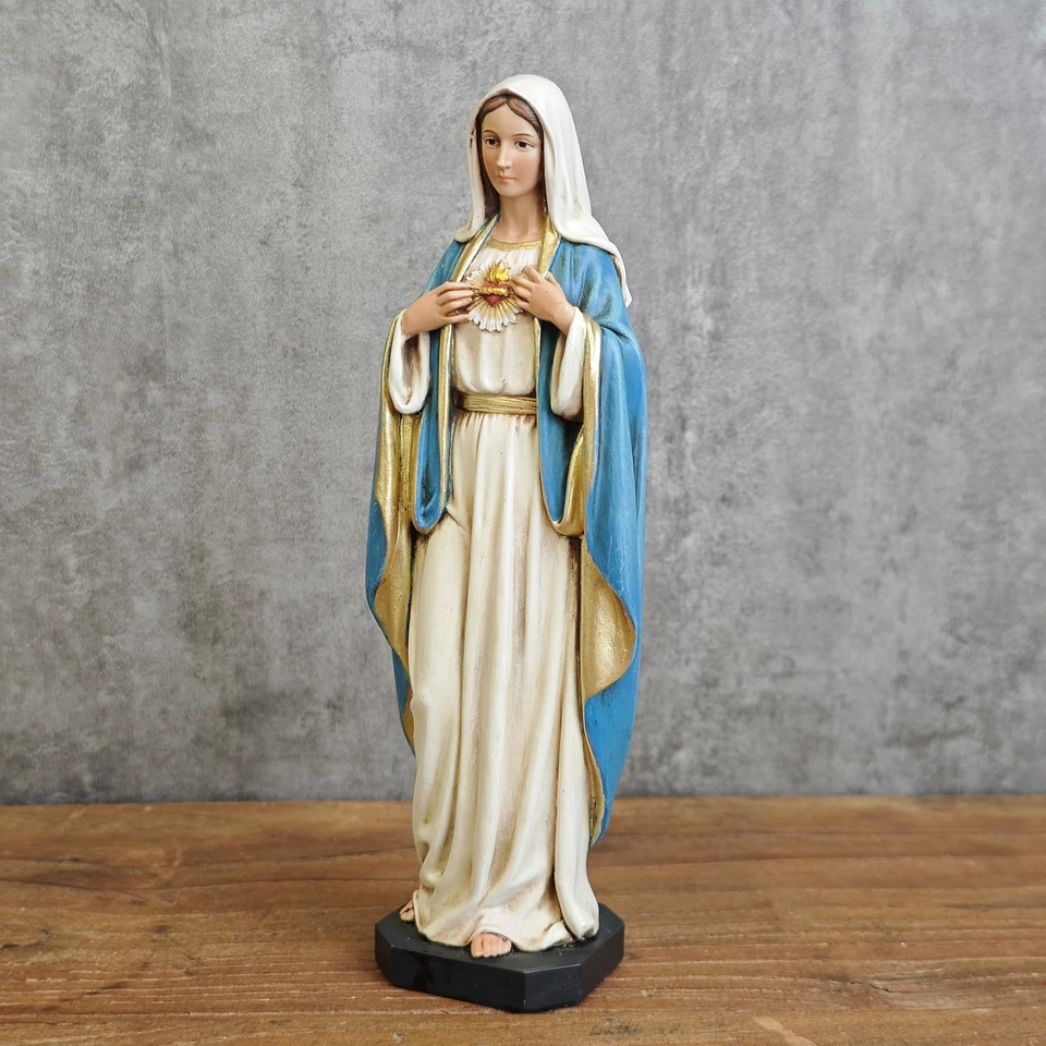 BC Catholic Immaculate Heart of Mary Figure, Virgin Mary Statue ...