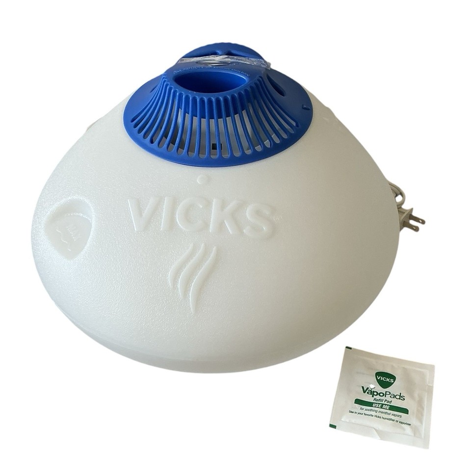 Vicks - Warm Steam Vaporizer (1.5 Gallon) - Humidifier Night Light | eBay