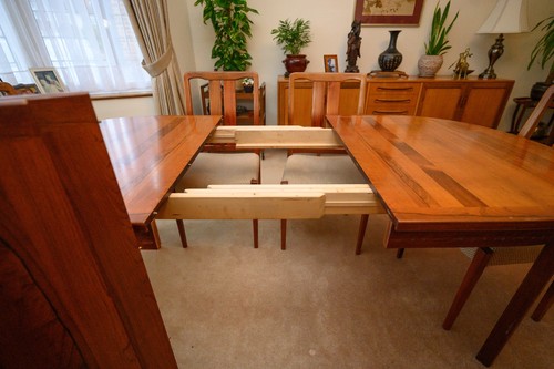 Nils Jonsson - Troeds Mid-Century Rosewood Extending Dining Table 1960 ...