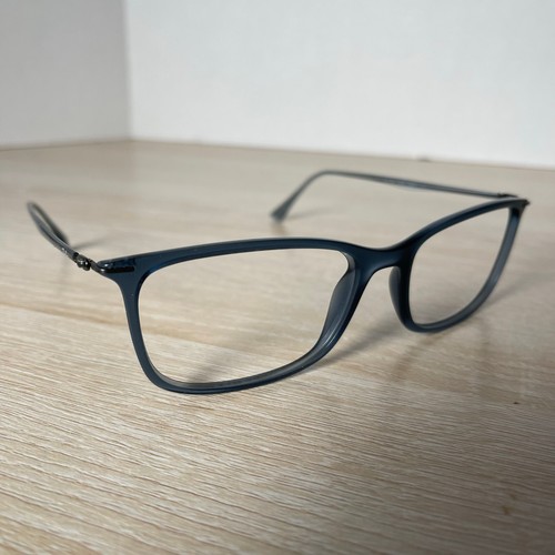 Ray-Ban LightRay RB7031 5400 Eyeglasses Frames Only Matte Blue Clear 55 ...