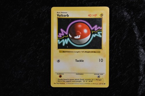 Voltorb Pokemon Card RARE SHADOWLESS 1999 | eBay
