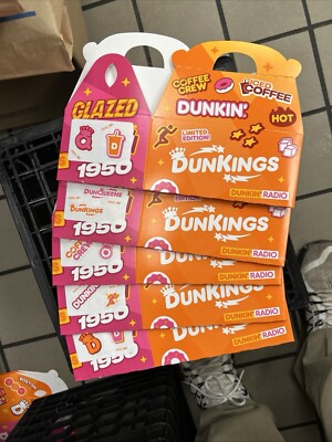 Dunkin Donuts Limited Edition Dunkings Superbowl Box Set Of 5 | eBay