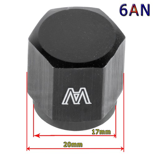 Aluminum Anodized 6AN Female AN Flare Fitting Cap -6AN Block Off | eBay