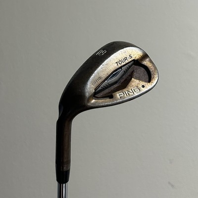 Left Handed Ping Tour S Raw 60/10 Lob Wedge KBS Tour Steel Shaft Stiff ...