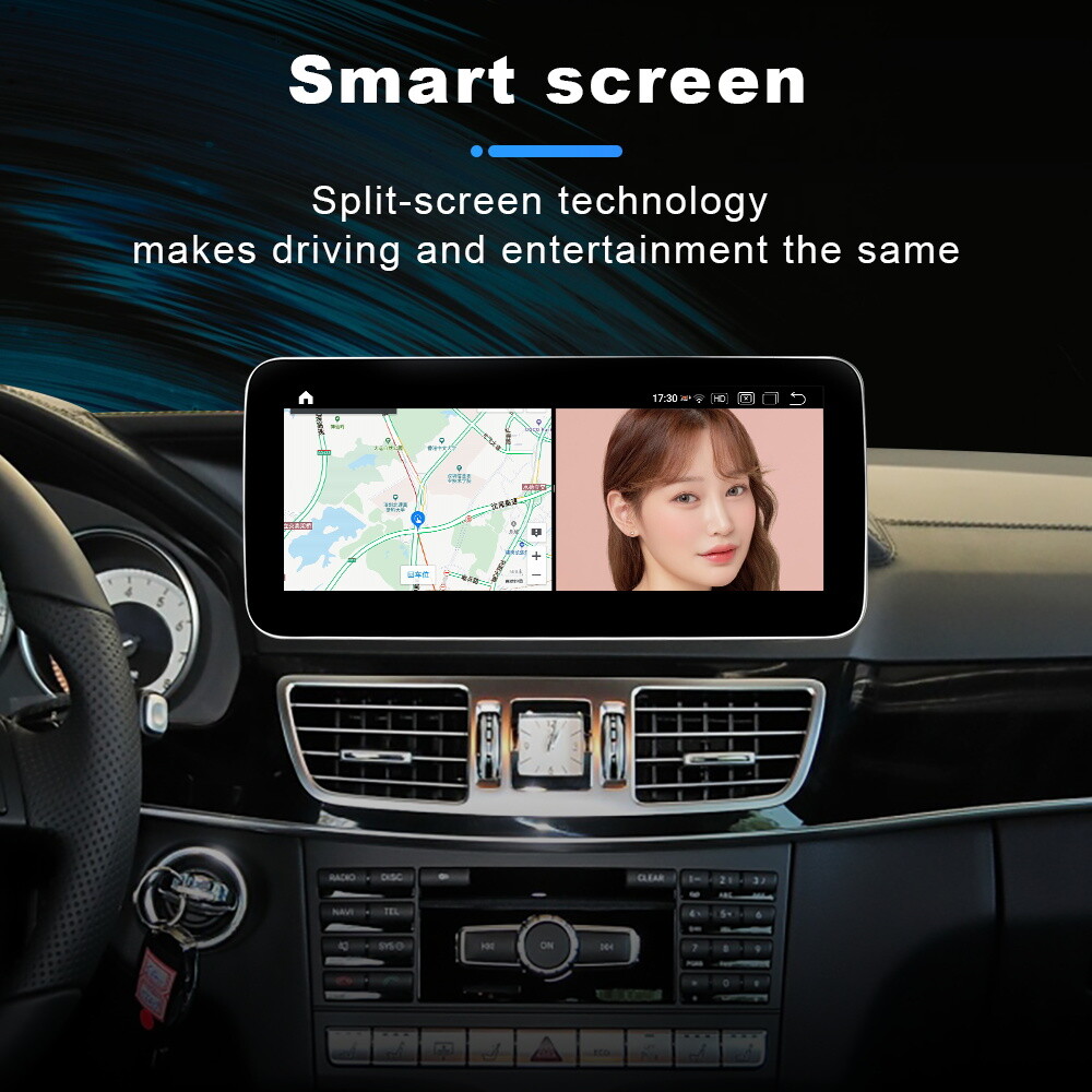 Android Car GPS Multimedia Navi Screen Wireless Carplay For Benz ML GL ...