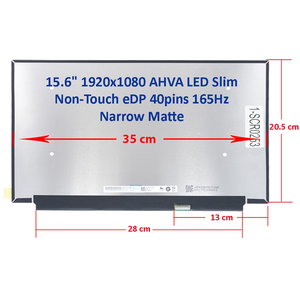 New Laptop Screen for Dell 5510 B156HAN12.1 15.6'' 1920x1080 LED 40 ...