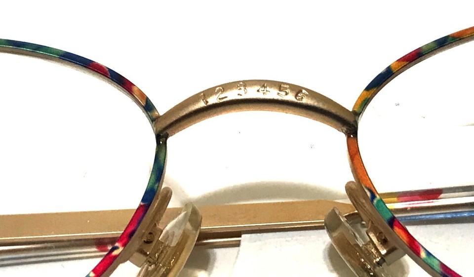 Wing Shing MTS-699 Full Rim Eyeglasses Frames 43-17-125 Gold Multi ...