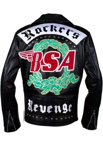 MEN'S BSA GEORGE MICHAEL FAITH ROCKERS REVENGE HALLOWEEN BIKER LEATHER ...